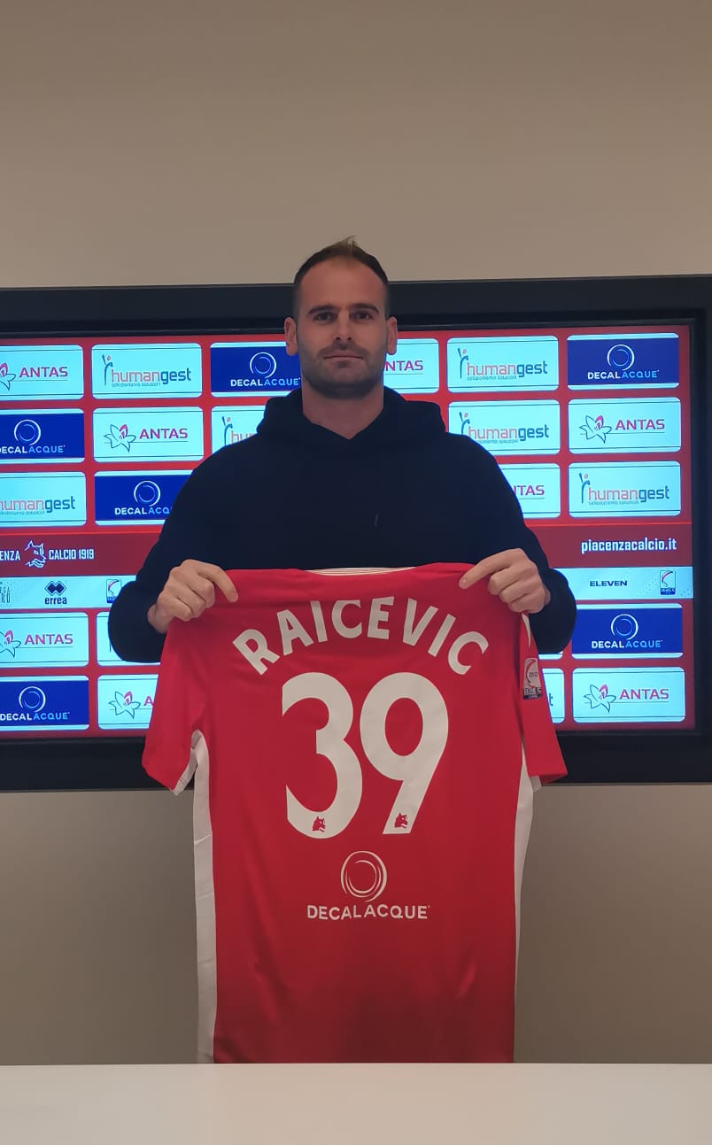 Piacenza, ufficiale l'arrivo di Raicevic