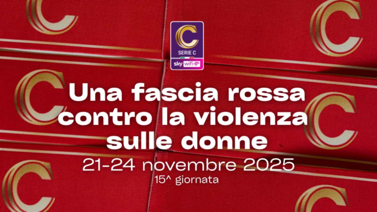 La Serie C si tinge di rosso: un simbolo forte contro la violenza sulle ...